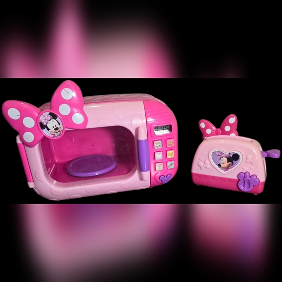 Disney | Toys | Toy Minnie Mouse Microwave Toaster | Poshmark
